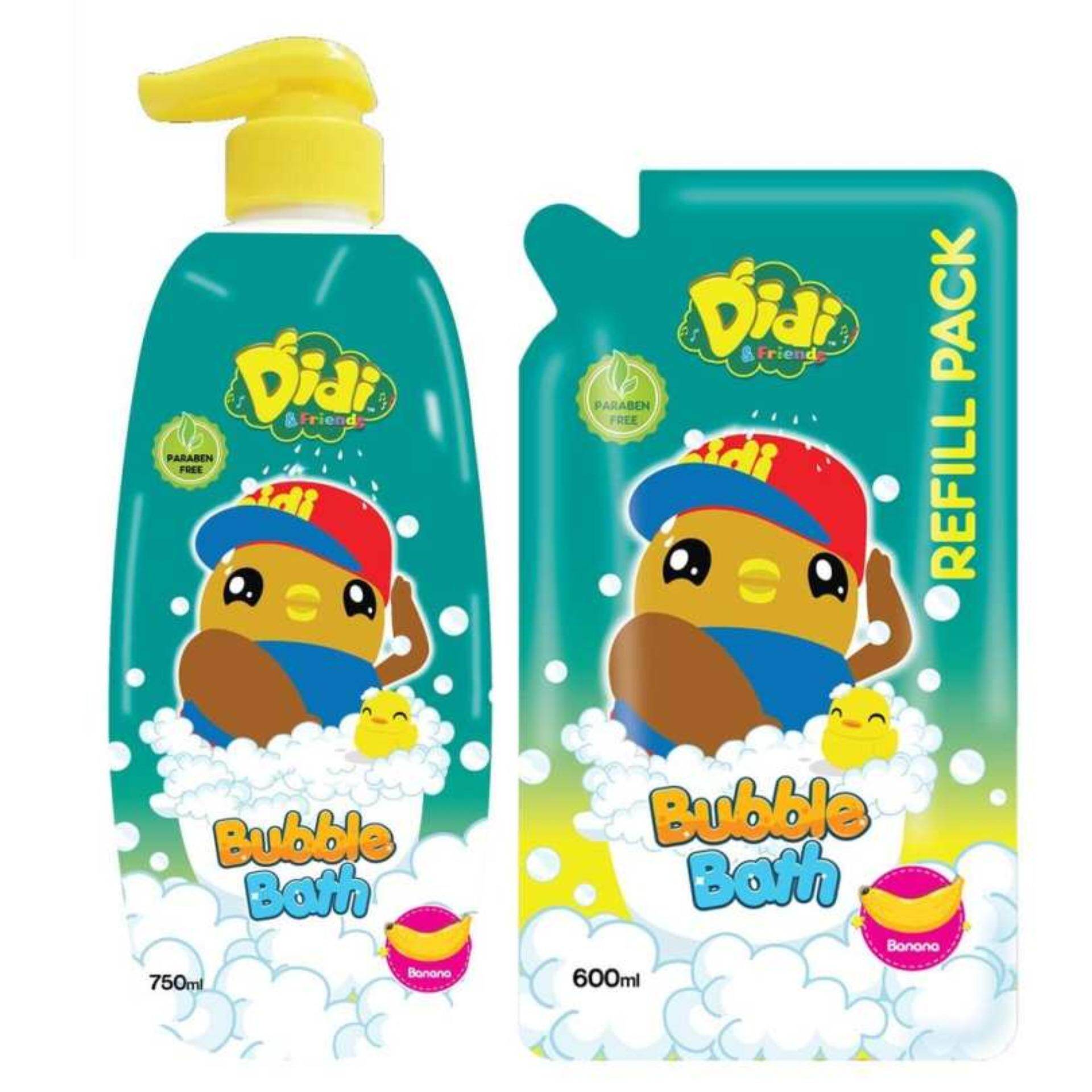 Didi & Friends Head To Toe Wash 750ML With Refill Pack 600ML Set ...