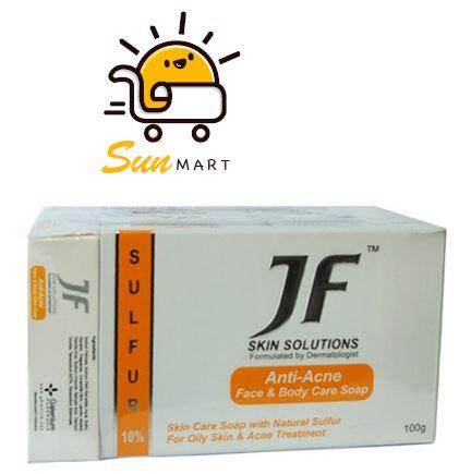 JF Skin Solution Soap Anti Acne, Anti Fungal Sulfur Soap 100g | New PGMall