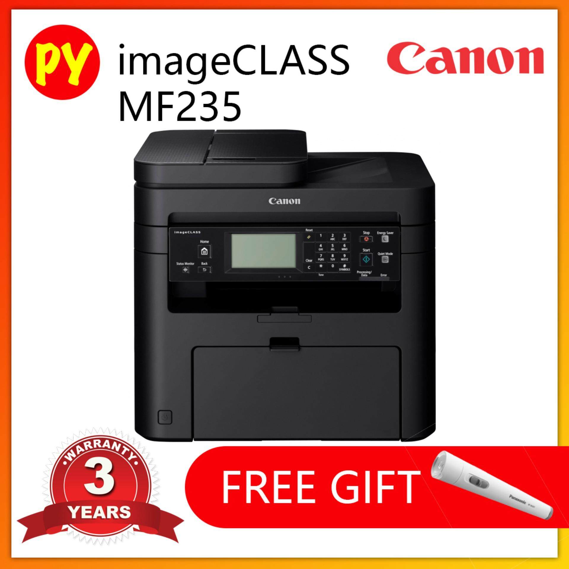 Canon Imageclass MF235 All-in-One Mono Laser Printer + FREE LED Torch ...