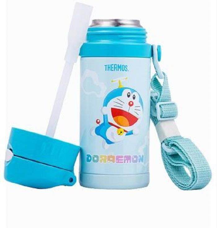 Thermos 0.4L Doraemon Ice Cold Bottle with Strap (FFS-400DRM) Light ...