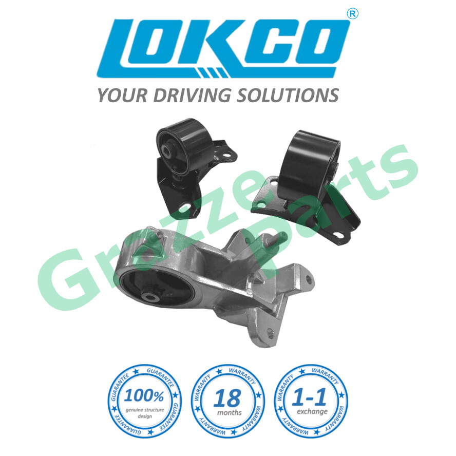 (3pc) Lokco Engine Mounting Set for Perodua Kenari Kelisa 1.0 EJ-DE ...