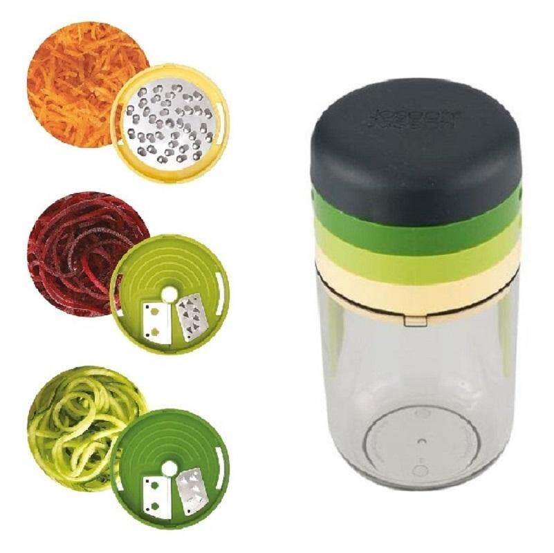 3 in 1 Handheld Spiralizer Vegetable Spiral Slicer Peeler Cutter ...