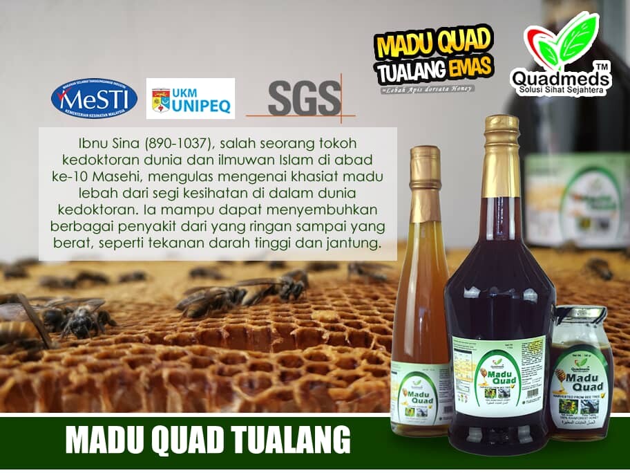 MADU TUALANG ASLI MADU QUAD TUALANG EMAS - LEBAH APIS DORSATA HONEY 1KG ...