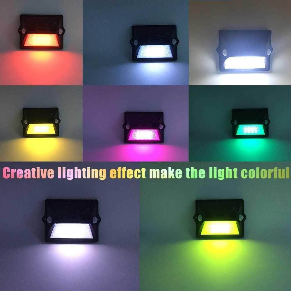 Solar Power Human Body Induction Outdoor Rechargeable Wall Light