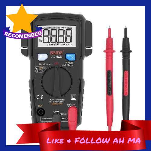 Best Selling BSIDE Digital Multimeter 6000 Counts LCD Display True RMS ...