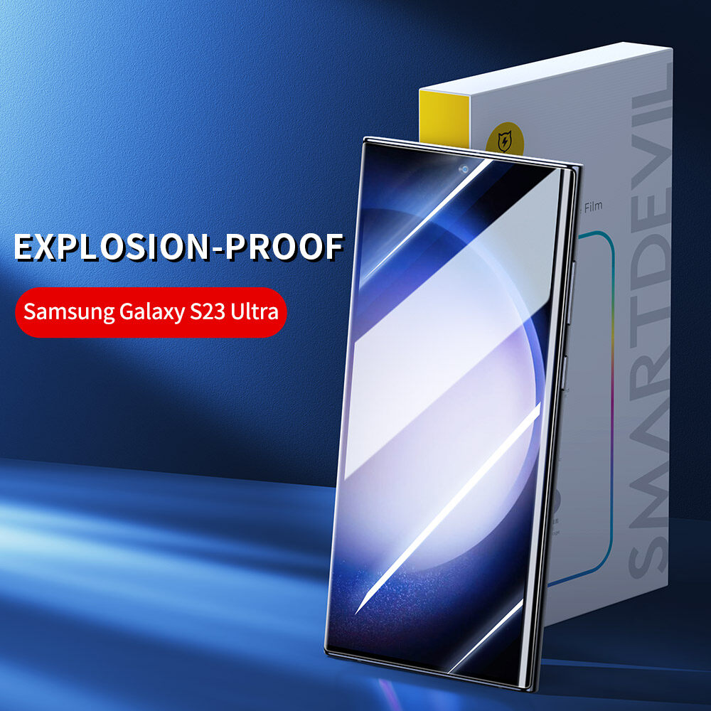 SmartDevil UV pelindung skrin gam penuh untuk Samsung Galaxy S23 Ultra Samsung S23 + S22 Ultra ...