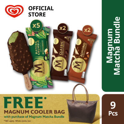 Magnum Matcha Bundle Ice Creams + FREE Magnum Cooler Bag