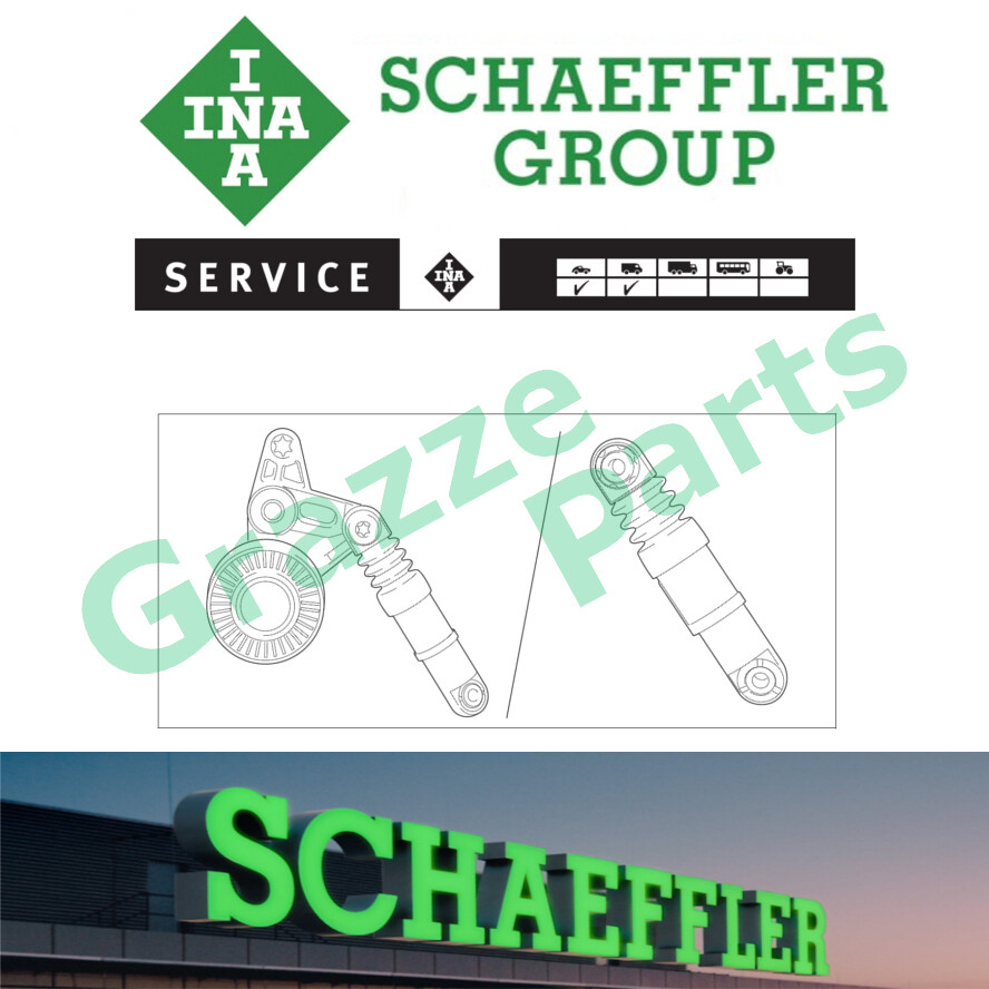 INA Schaeffler Fan Belt Tensioner Pulley Bearing 533012910 for Mazda ...