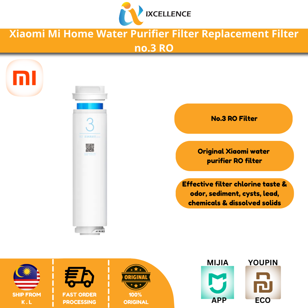 [IX] Xiaomi Mi Home Water Purifier Filter Replacement Filter no.3 RO ...
