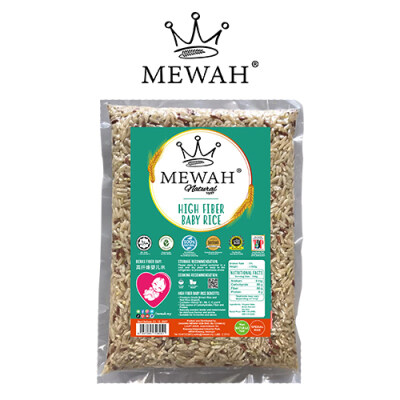 Mewah High-Fiber Baby Rice 500g