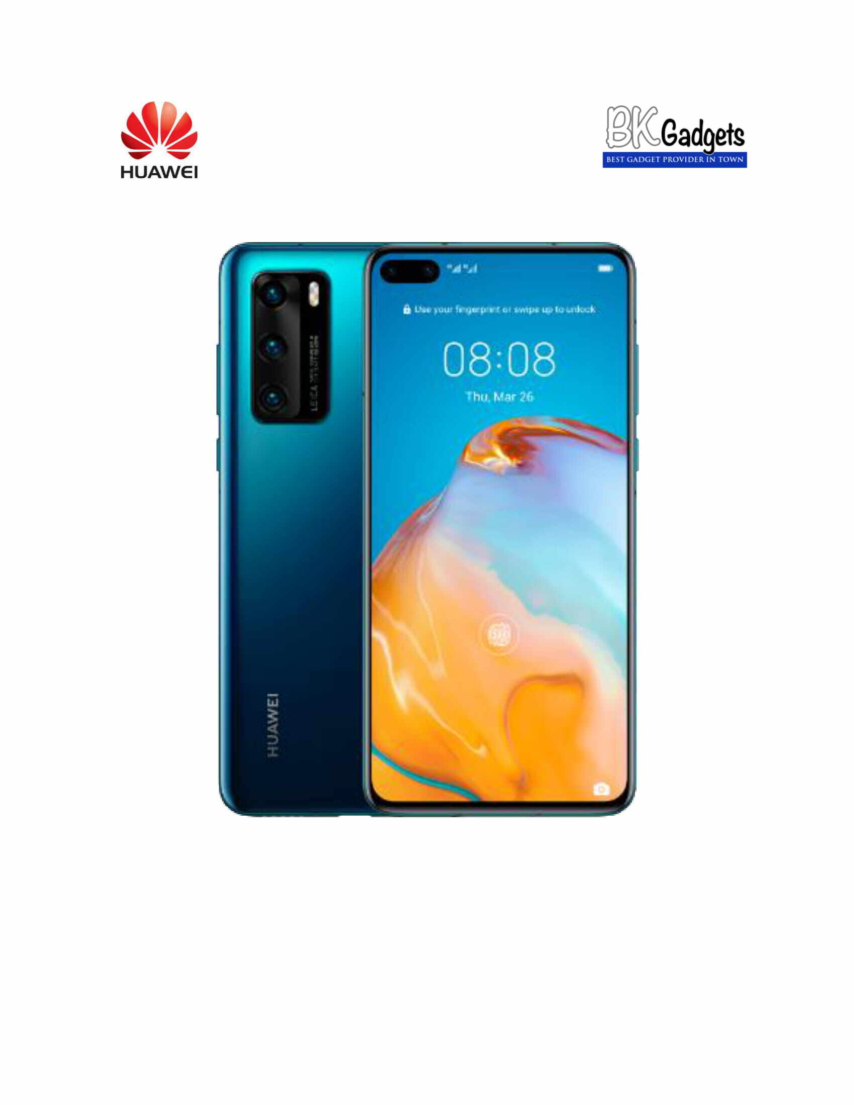 HUAWEI P40 Deep Sea Blue [ 8GB + 128GB ] Smartphone Blue | PGMall