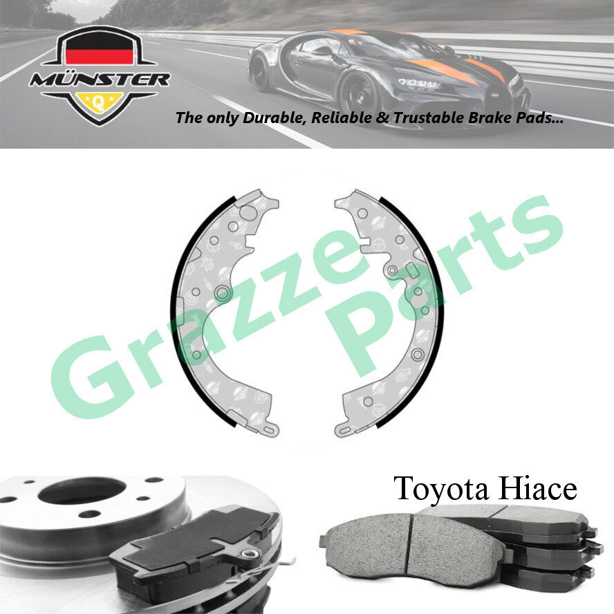 Münster Disc Brake Shoe Rear for Toyota Hiace (Window Panel Van) KDH200 ...