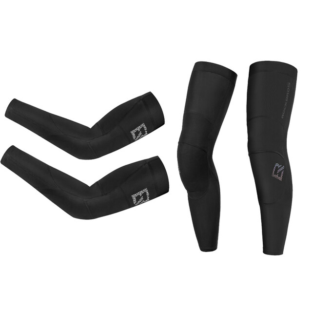 ROCKBROS Motorcycle Arm Sleeves Sun Protection Ice Silk Legwarmers ...