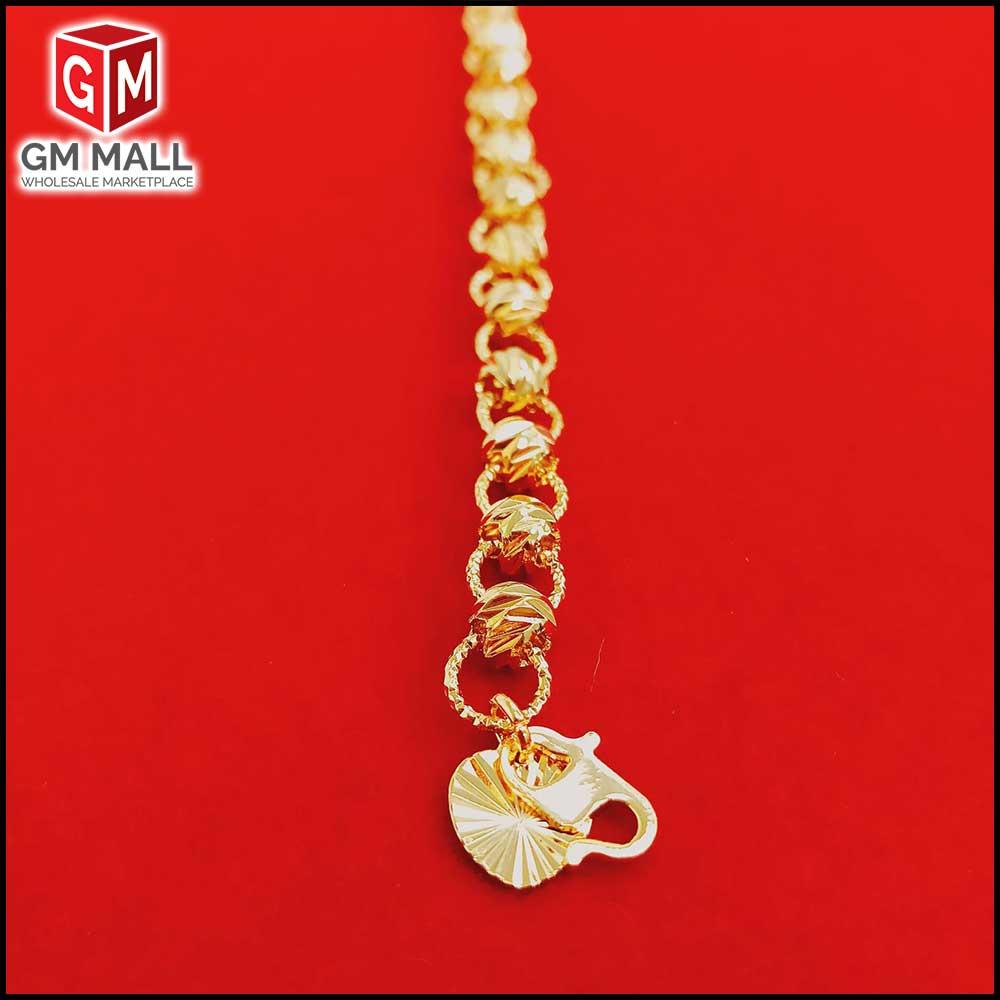 Emas Korea Jewellery - Gelang Tangan Bulat Sabit Kikir Gold Plated (EK ...