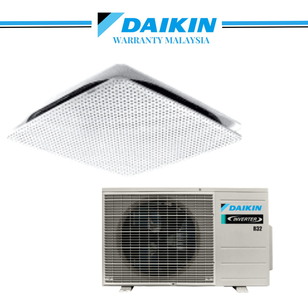 DAIKIN 6.0HP PREMIUM CASSETTE REVO MAX [INVERTER] FCFG140A/RZFG140A ...