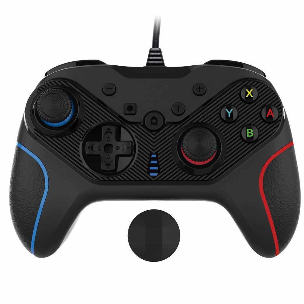 USB Wired Gamepad Game Controller Ergonomic Game Handle with Double ...