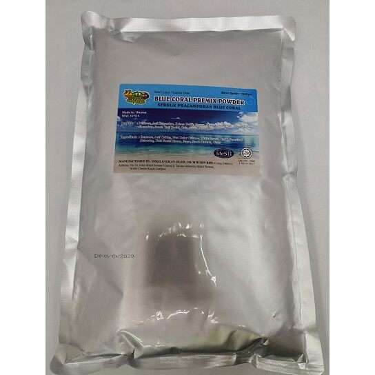 Blue Coral Ice Blended Premix Powder/ Bubble Tea Premix Powder (No ...