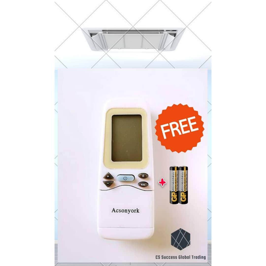 York/Acson Air-Cond Remote Controller White | New PGMall