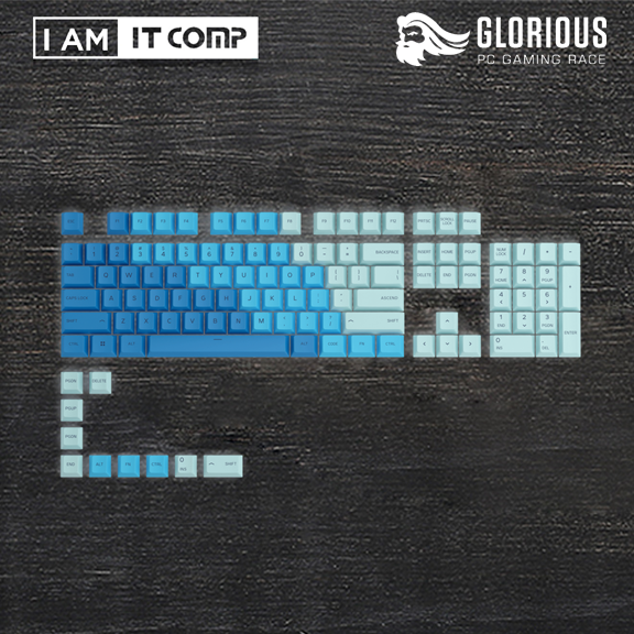 GLORIOUS PBT Key Caps ( Black Ash / Arctic White / Ocean / Nebula ...