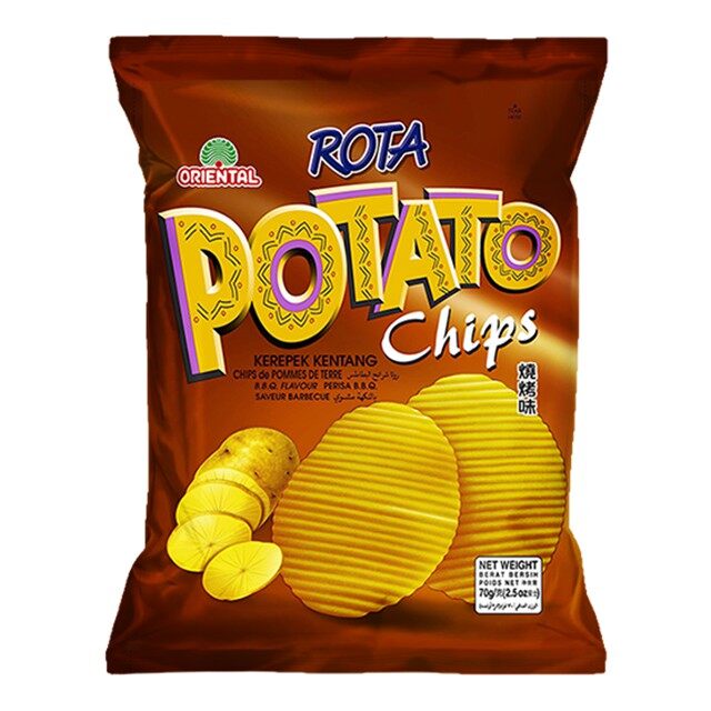 [FSC] Rota Potato Chips 70gm (4 Flavor)