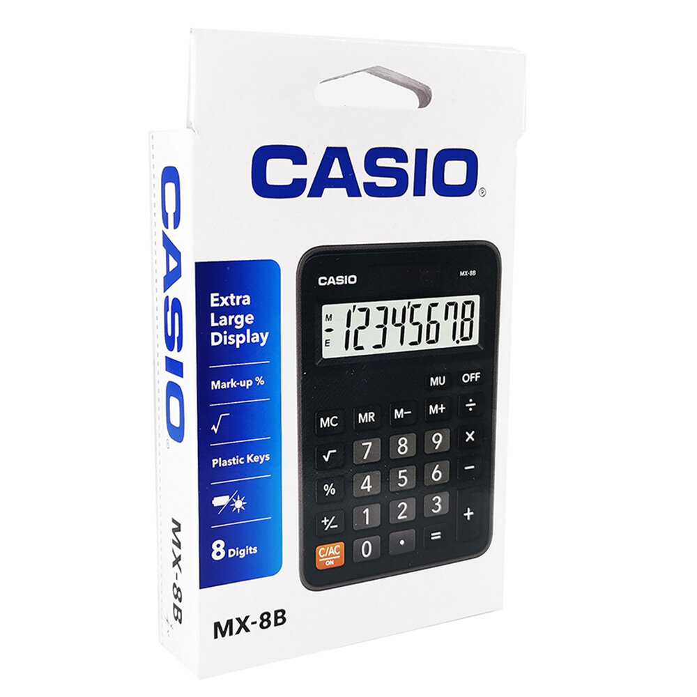CASIO Calculator MX-8B 8 DIGIT | PGMall