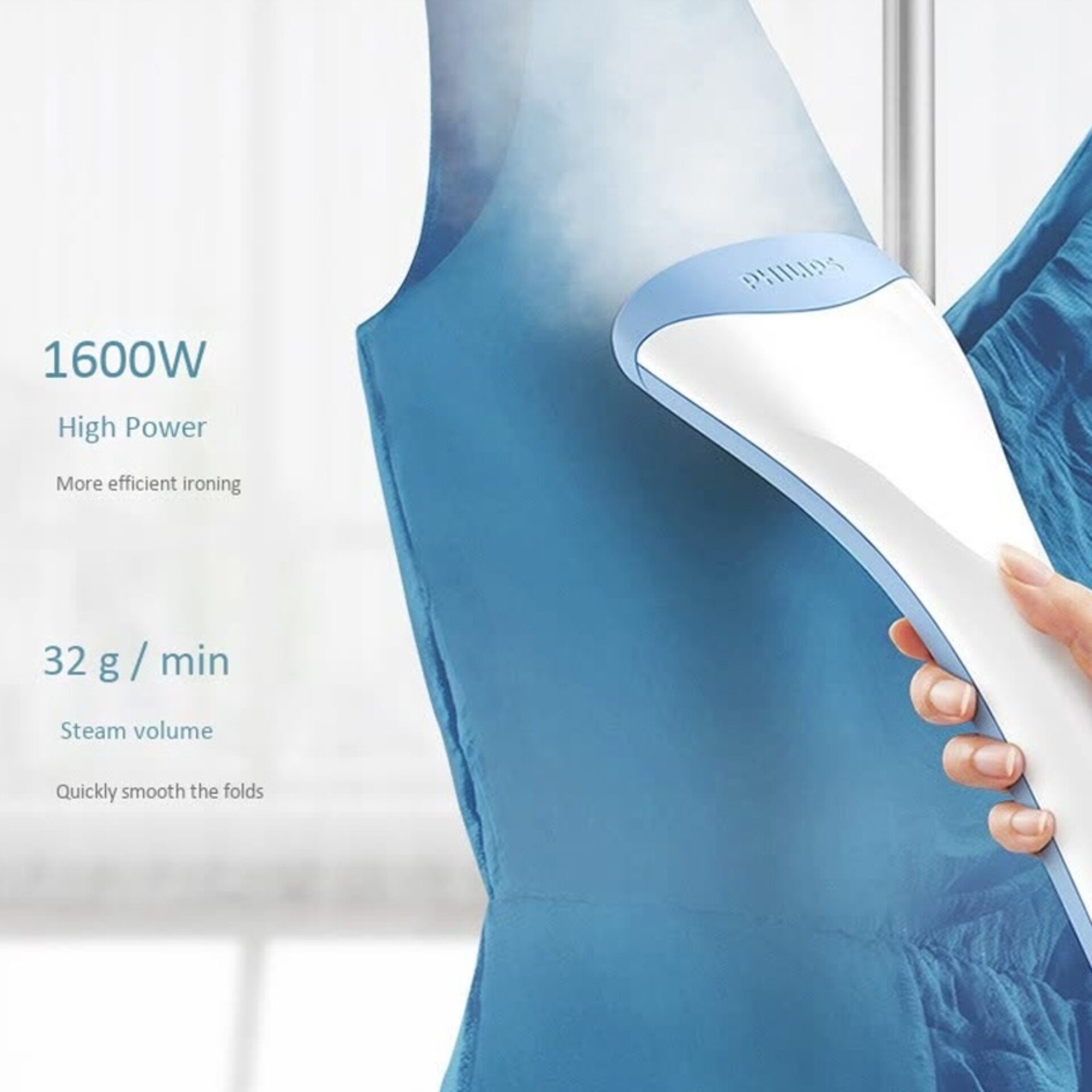 Philips Easy Touch Garment Steamer GC482 GC482/27 Upgrage of GC507/60 ...