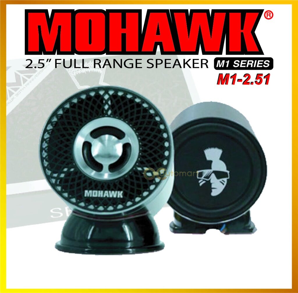MOHAWK M1-SERIES 2.5 INCH FULL RANGE SPEAKER WITH TWEETER - M1-2.51