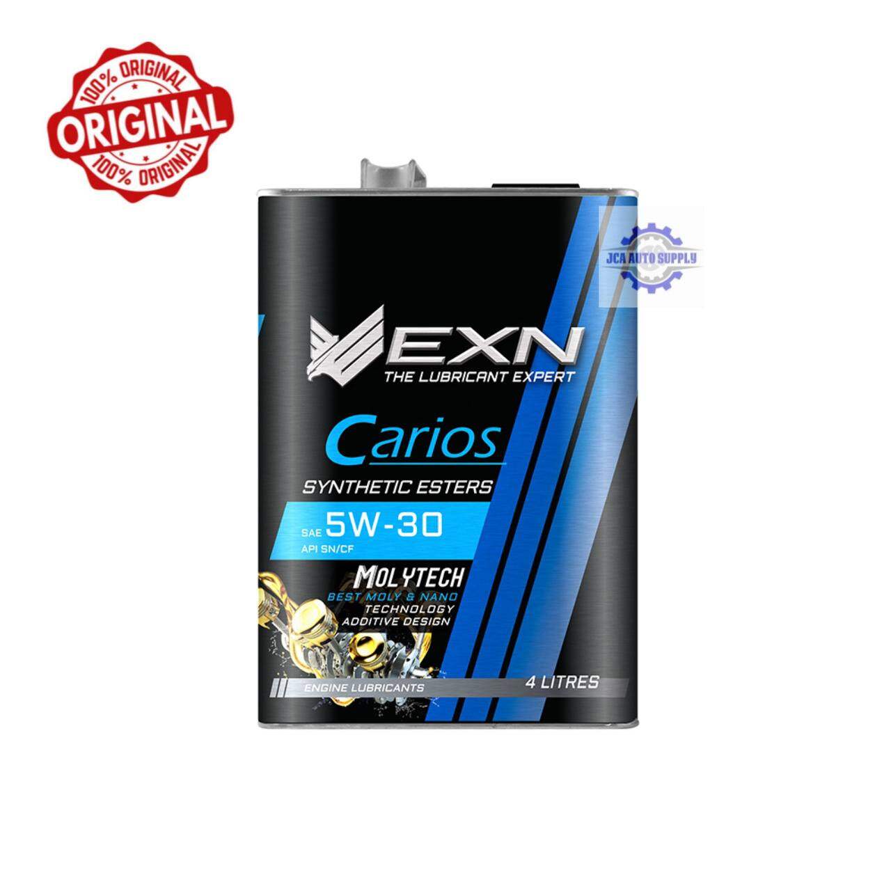 EXN CARIOS SAE 5W30 SYNTHETIC MINYAK HITAM-OIL FILTER-SERVICE COMBO-PROTON-PERODUA-TOYOTA-READY ...