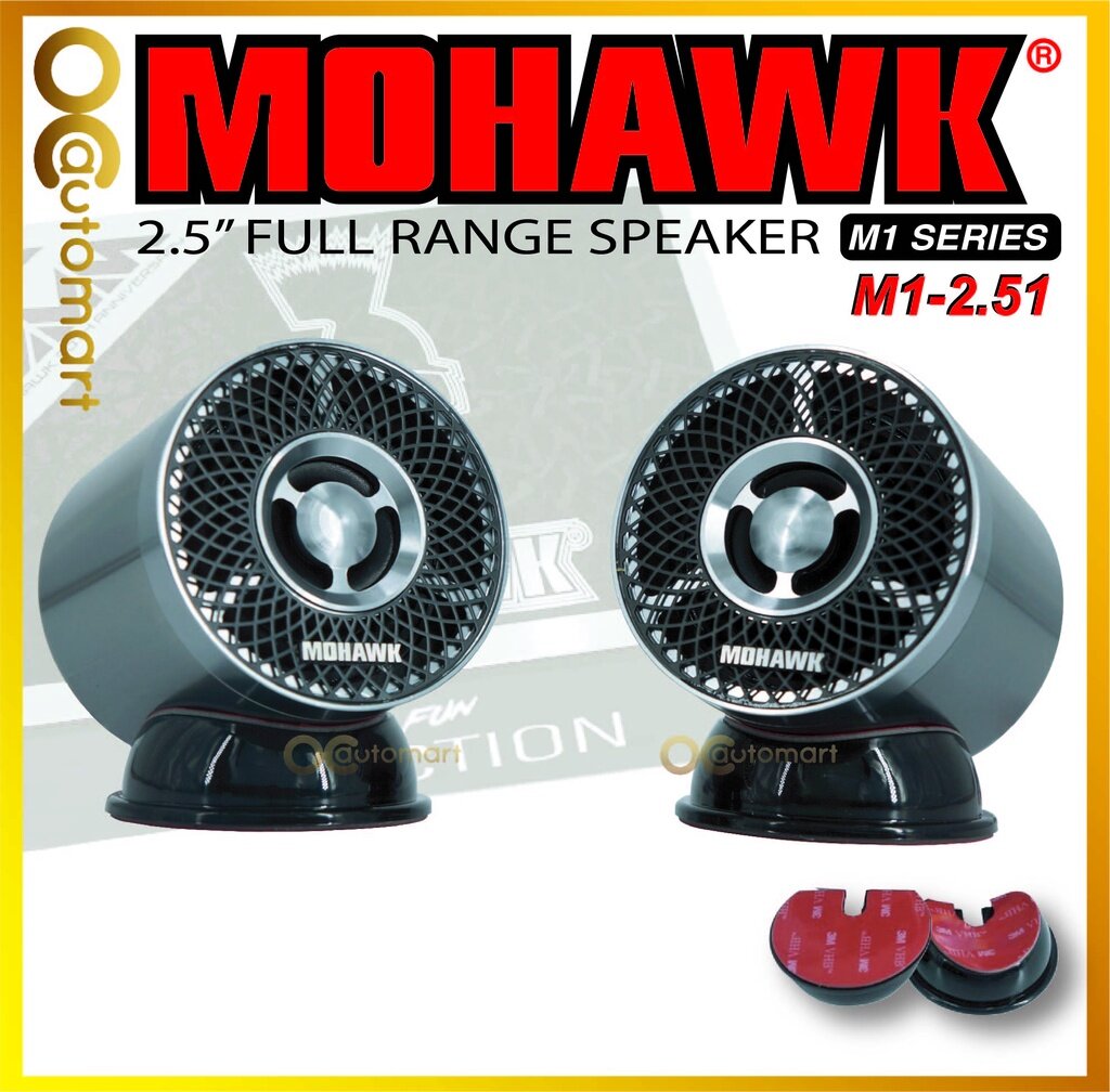 MOHAWK M1-SERIES 2.5 INCH FULL RANGE SPEAKER WITH TWEETER - M1-2.51