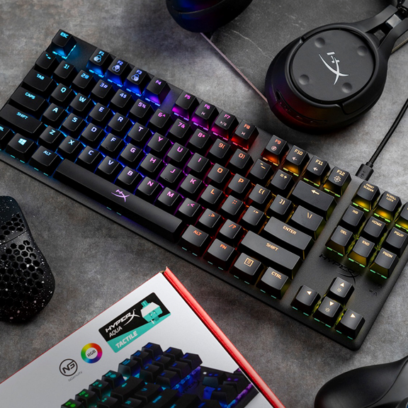 HyperX Alloy Origins Core Mechanical HyperX Red Switch / Aqua Switch ...