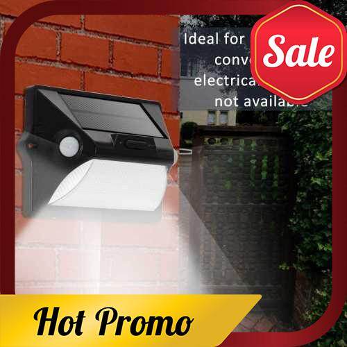 Solar Power Human Body Induction Outdoor Rechargeable Wall Light