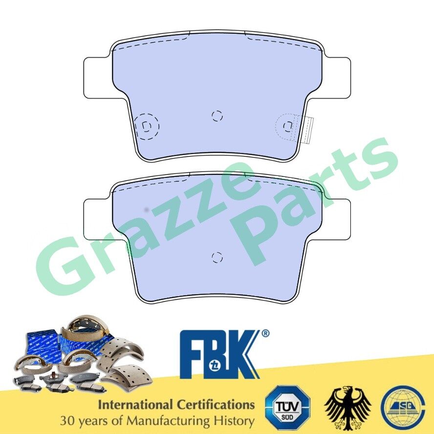 FBK Disc Brake Pad Rear for FD6824MS - Proton Gen 2 Persona Satria NEO
