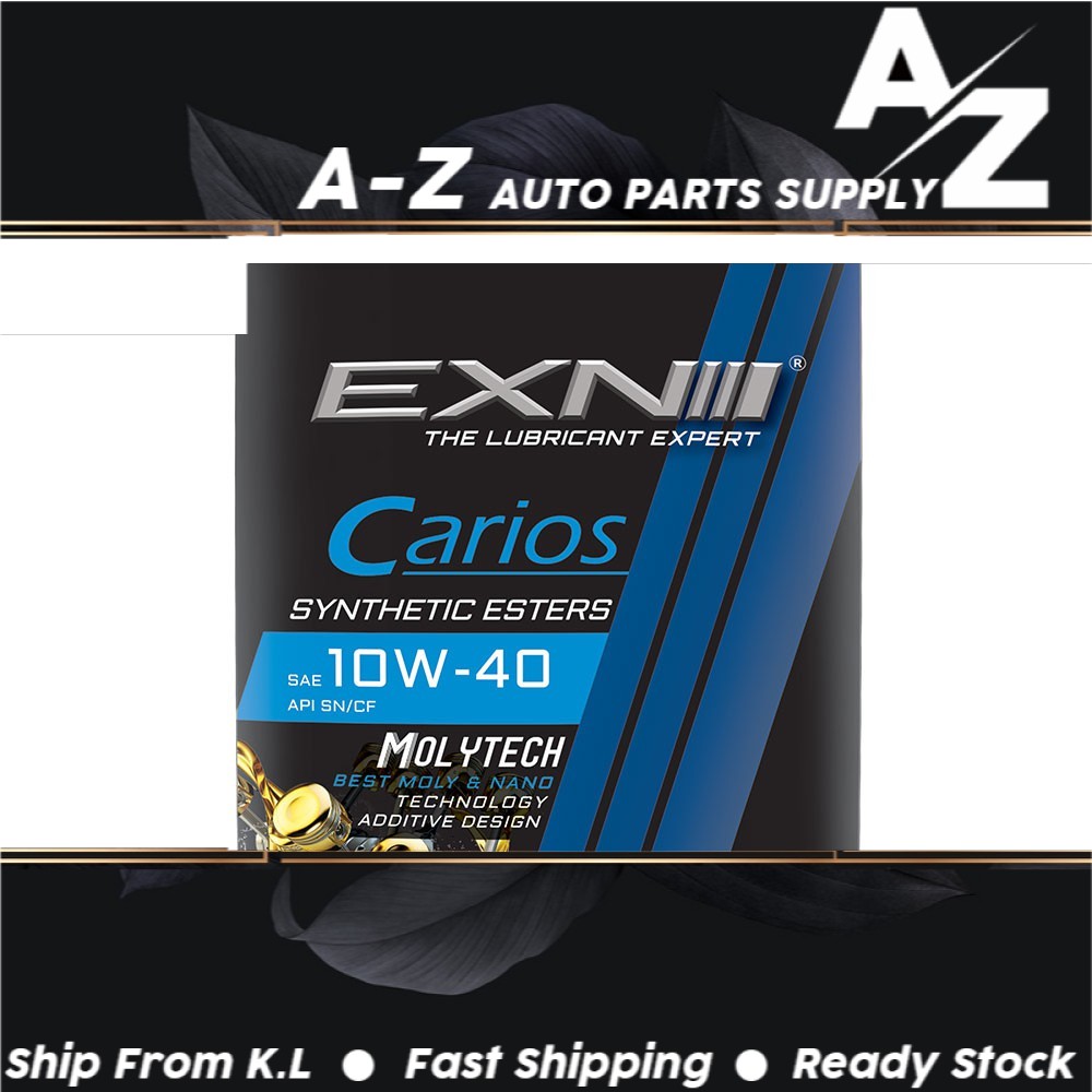 Combo Oil Filter Exn Carios Sae 10w40 Semi Synthetic 4l Molytech 2991