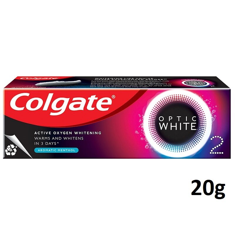 Colgate Optic White O2 Active Oxygen Whitening Toothpaste Aromatic ... Colgate Optic White O2 Active Oxygen Whitening Toothpaste Aromatic ...