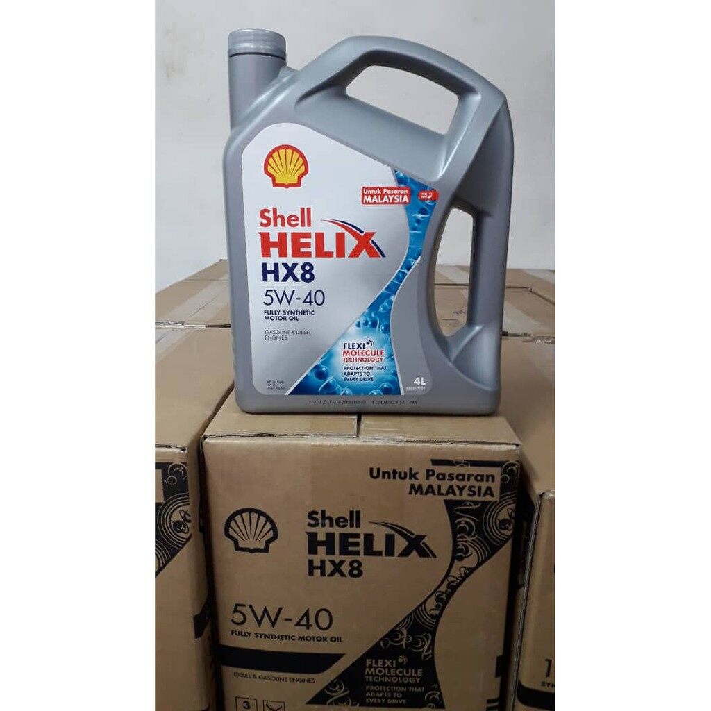 [Pasaran Malaysia] Original Shell Helix Fully Synthetic HX8 5W40 / 5W ...