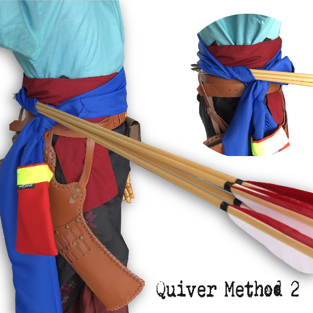 Korean Gungdae Three in One Bow Sleeve Quiver and Belt | PGMall