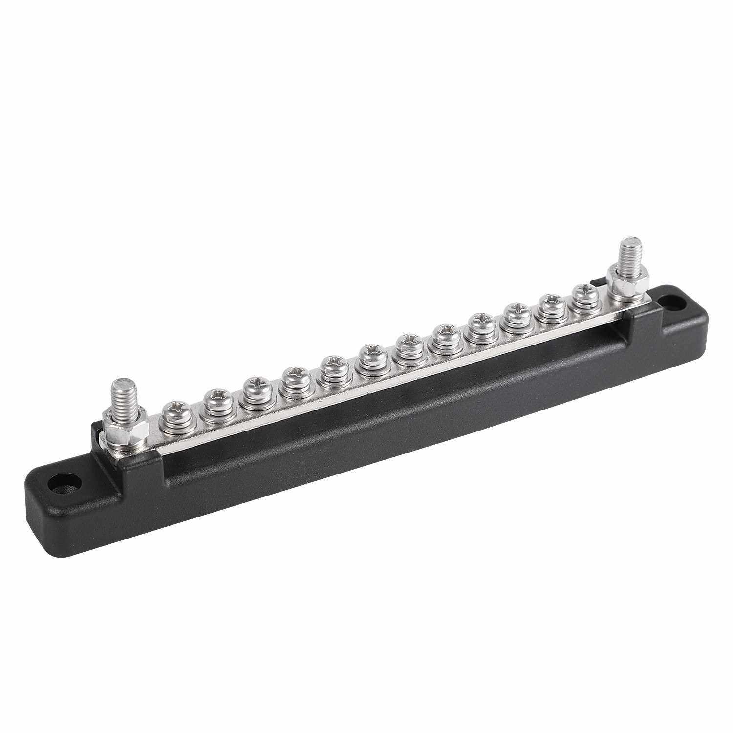 12 Terminal 130A/150A BusBar Block & Cover for Car Boat Marine Power ...