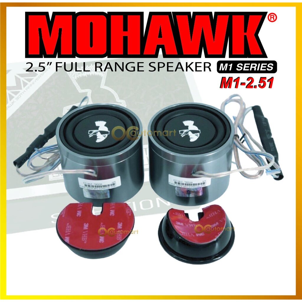 MOHAWK M1-SERIES 2.5 INCH FULL RANGE SPEAKER WITH TWEETER - M1-2.51