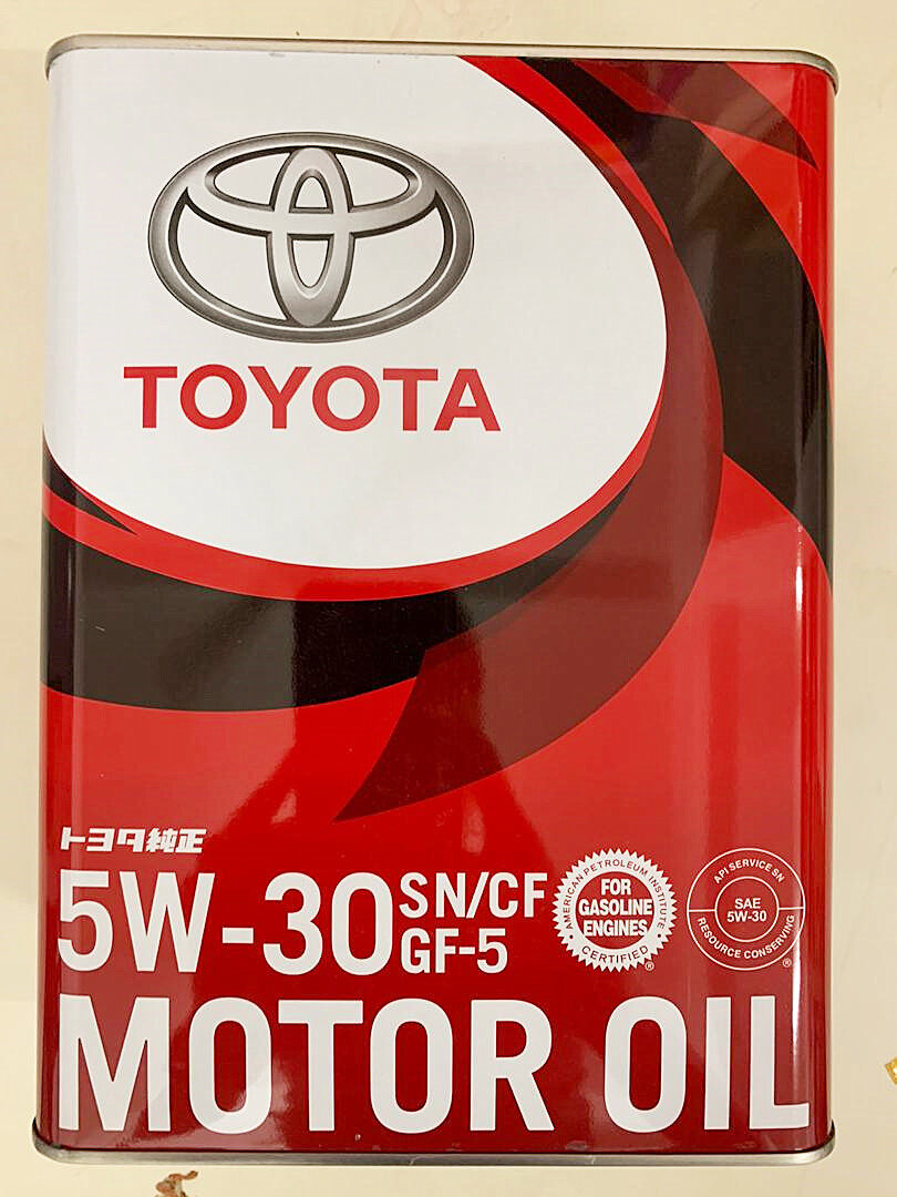 Toyota Motor Oil SN 5W30 GF-5-4L | PGMall
