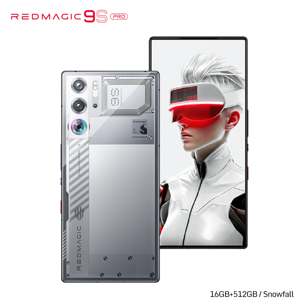 [New] REDMAGIC 9S Pro | Snapdragon 8 Gen 3 Leading Version | Full-Screen, Flat Rear Design ...