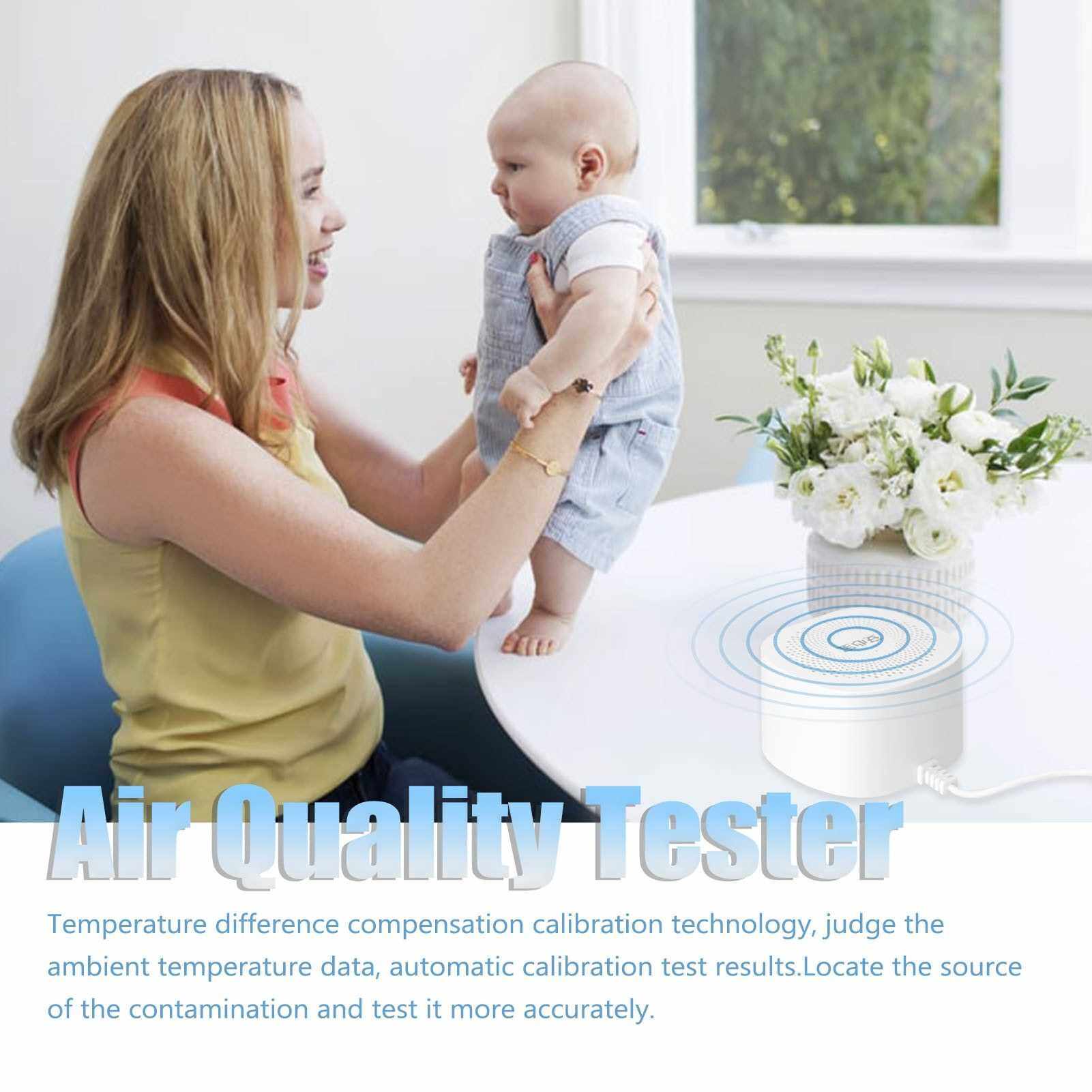 Carbon Dioxide CO2 Detector Air Quality Tester Formaldehyde Detector ...