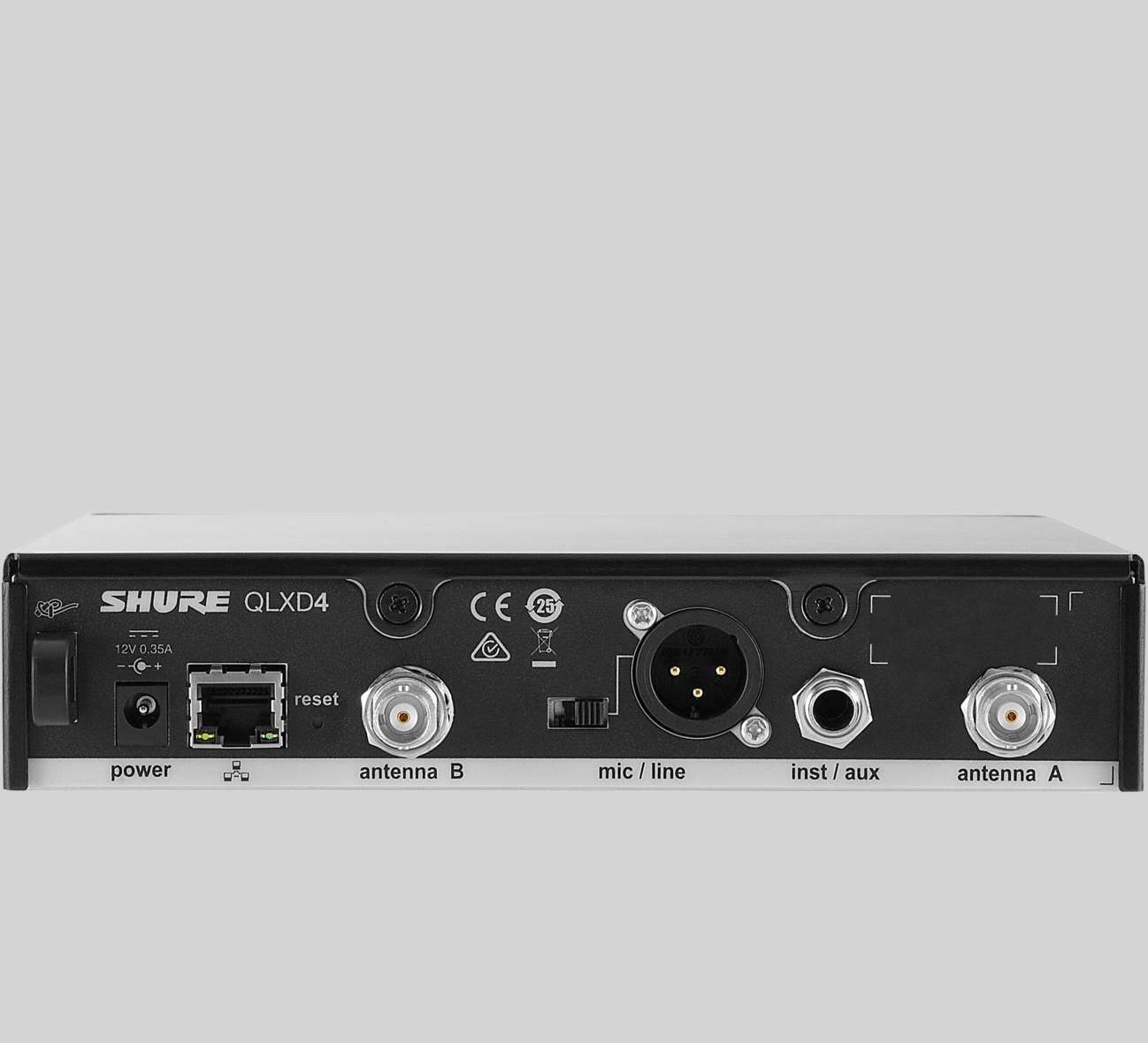 SHURE QLXD4 Digital Wireless Receiver