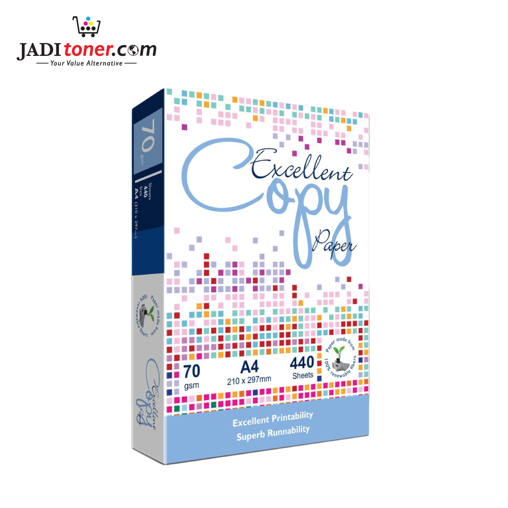 Excellent Copy A4 Copier Paper A4 Paper Kertas A4 - (1 Ream, 440 Sheets ...