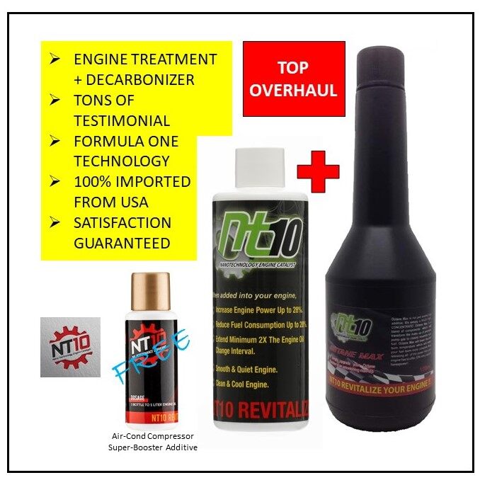 NT10 ENGINE CATALYST (EC) And OCTANE MAX (OM) 【1 x EC & 1 x OM ...