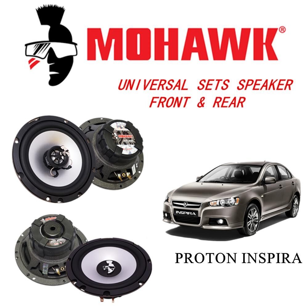 MOHAWK Universal Front & Rear Speaker For PROTON,PERODUA,TOYOTA,HONDA,NISSAN-(Proton Inspira)
