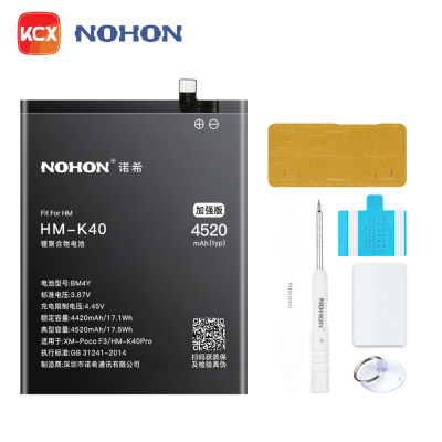 New! Nohon Poco F3 / Redmi K40 / Redmi K40 Pro BM4Y (4520mAh) / K40 ...