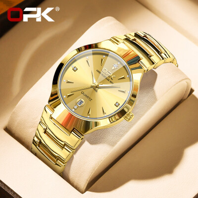 OPK Watch for Women/Men Waterproof Original Elegant Korean Style Gold ...