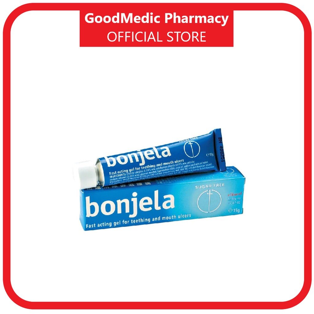 Bonjela Gel 15g Mouth Fast Acting for teething & mouth ulcers