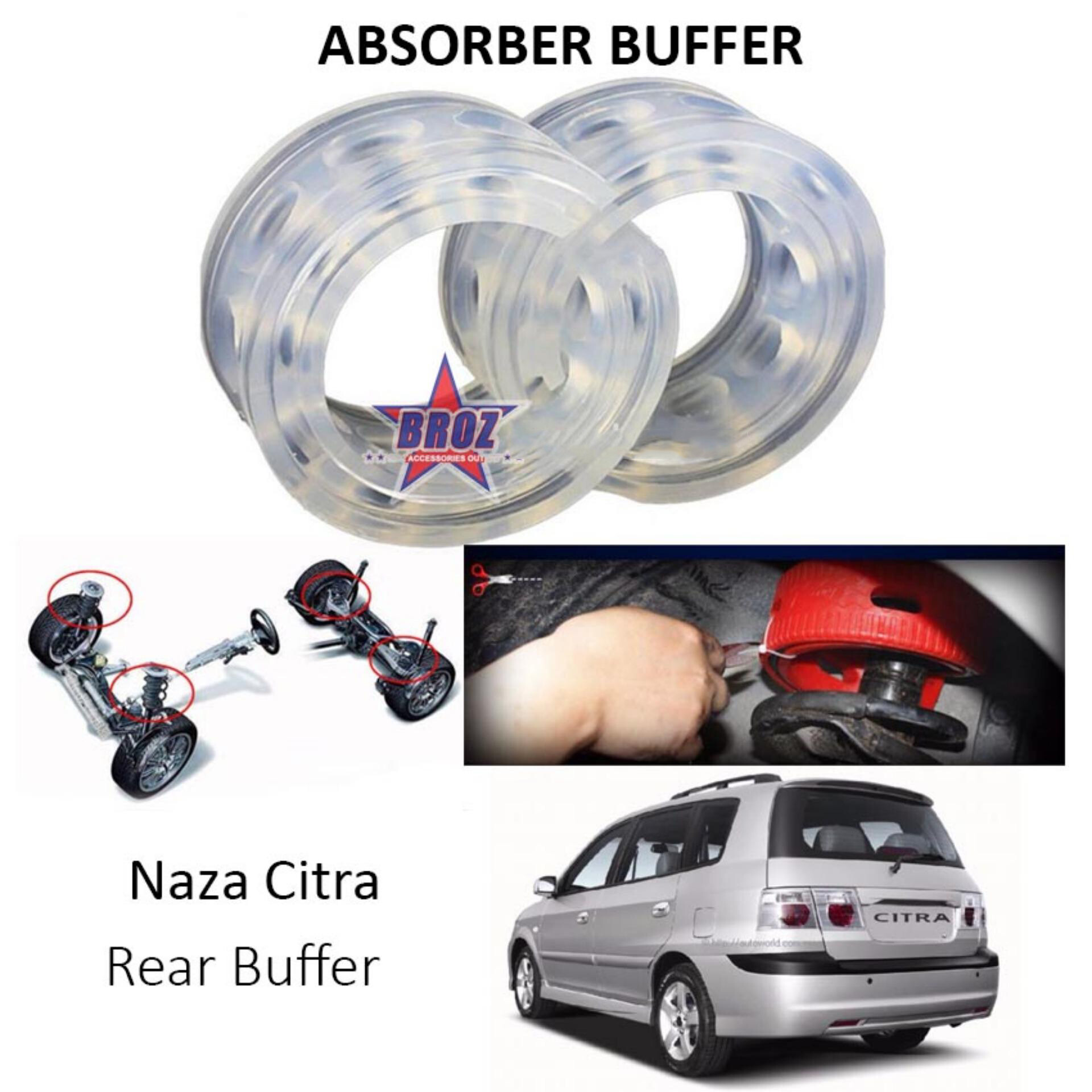 Broz OEM Rear B-Type Car Shock Absorber Buffer /Spring Bumper/ Power ...