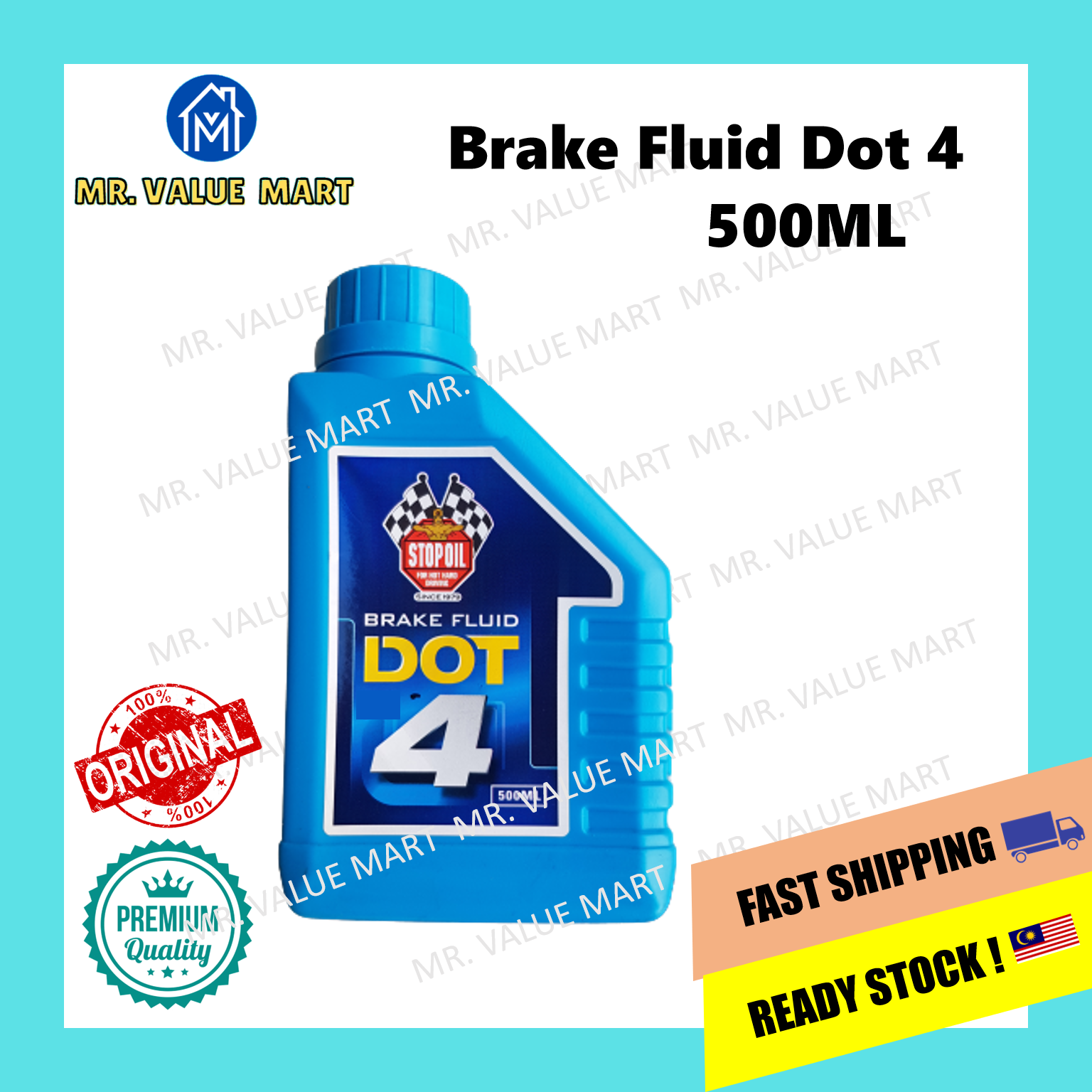 STOPOIL BRAKE FLUID DOT 4 500ML Price, Reviews | WapCar